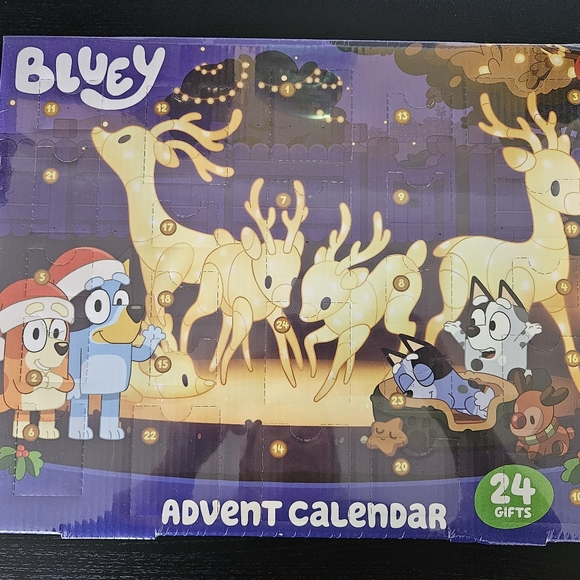 Toys | Bluey Advent Calendar With Reindeer Design | Poshmark
